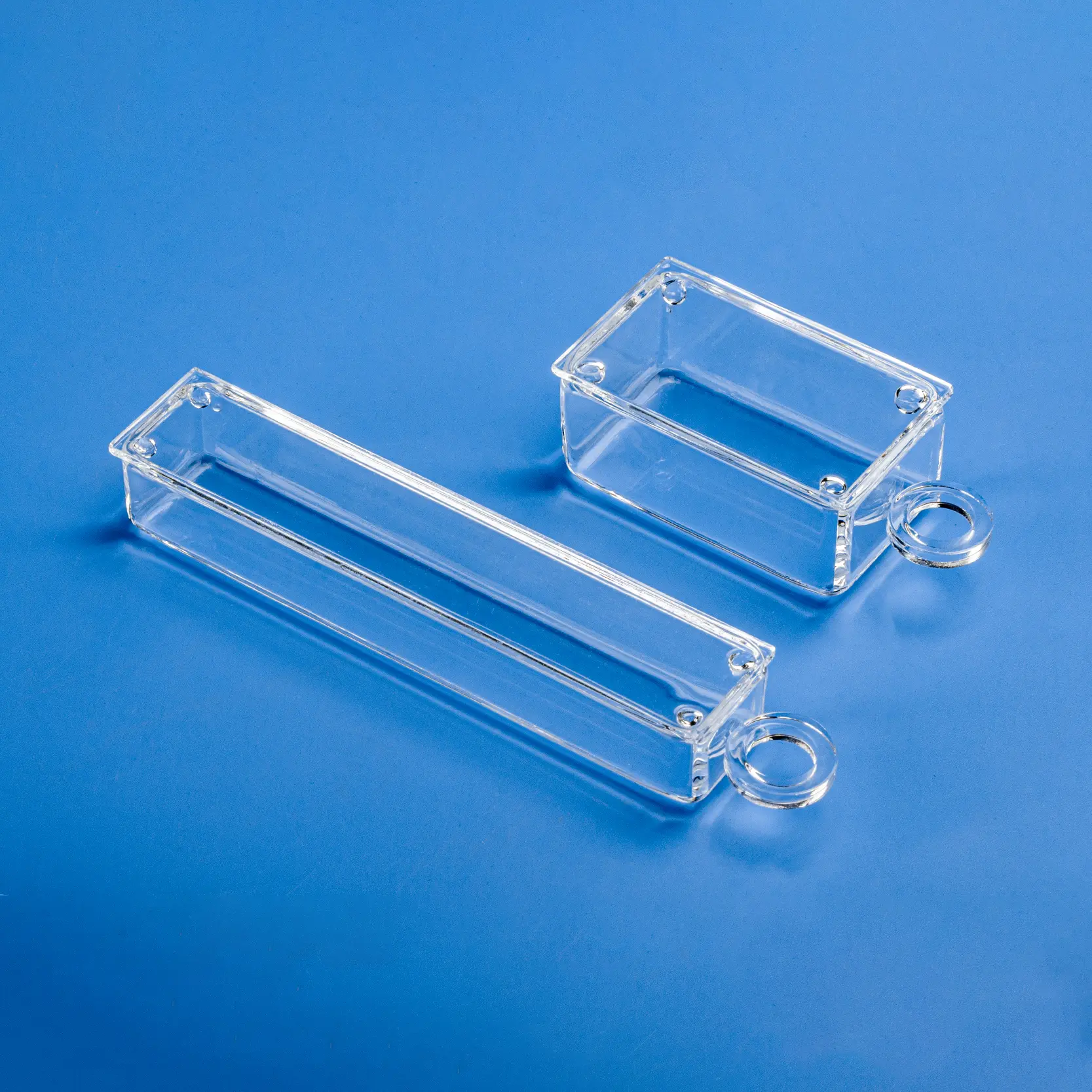 Square Quartz Boats with Lids | For Furnaces & Lab Analysis
