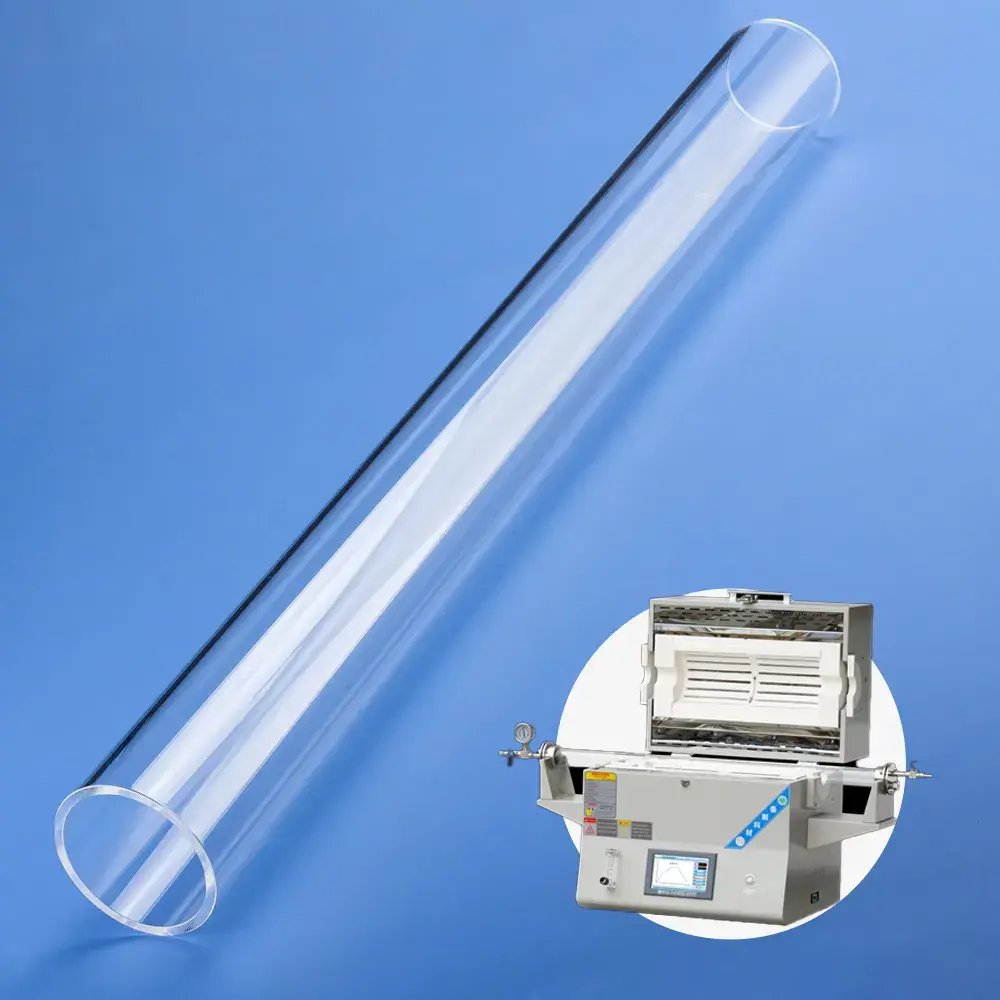 Custom Quartz Furnace Tubes | High Temp 25-300mm OD